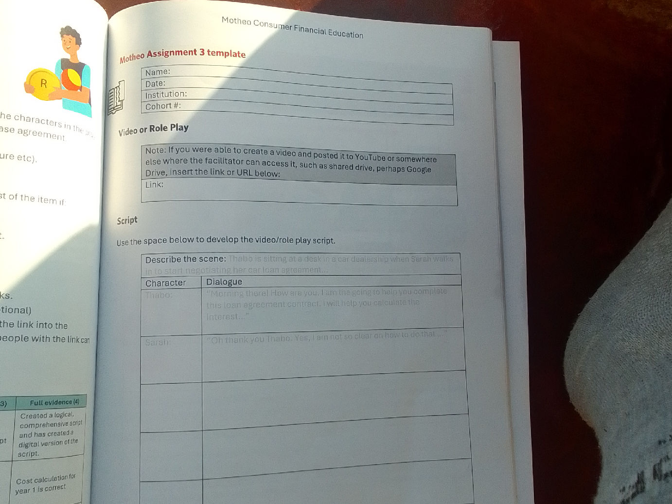 Motheo Assignment 3 template Name: Date: | StudyX