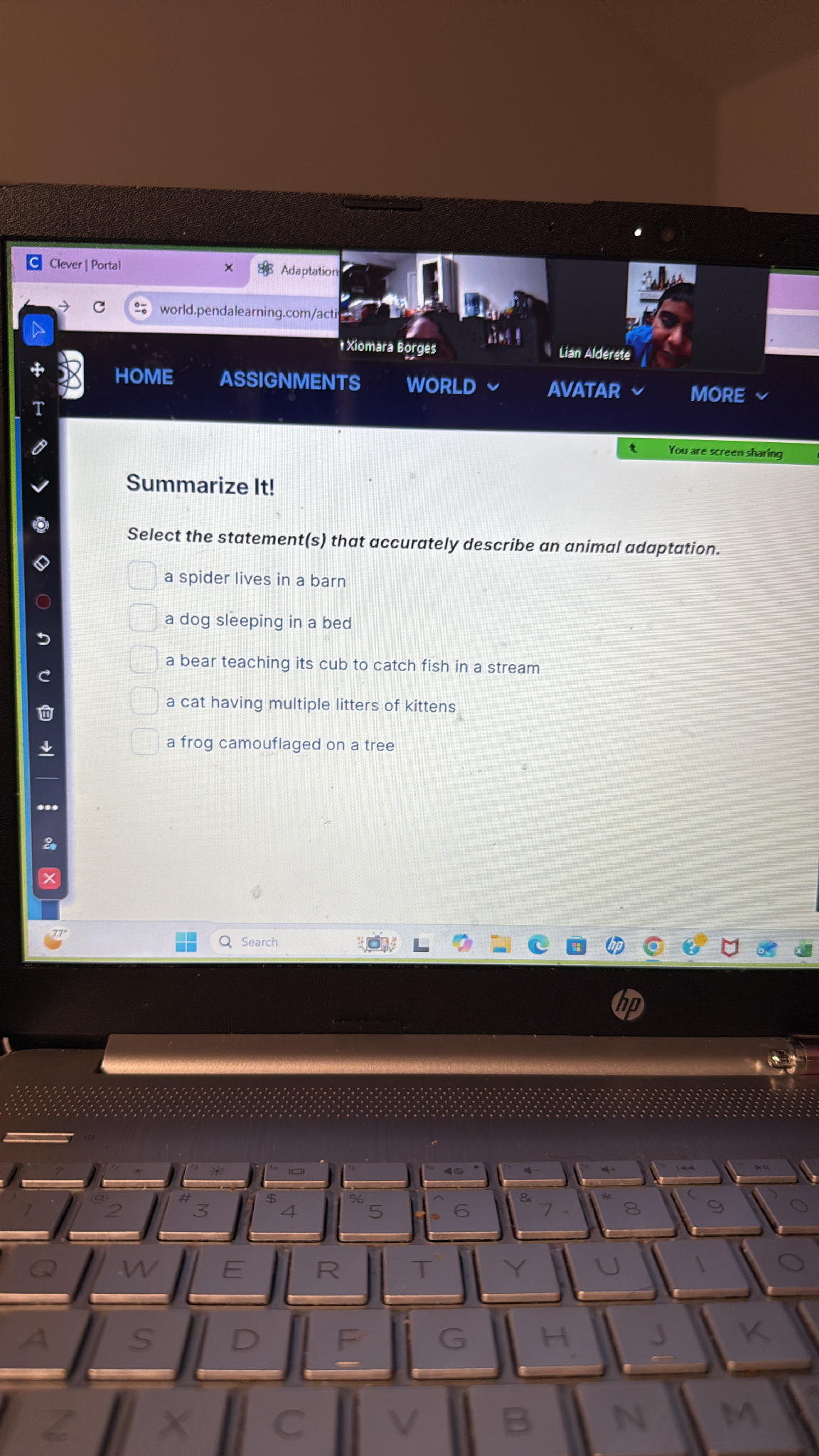 Select the statement(s) that accurately | StudyX
