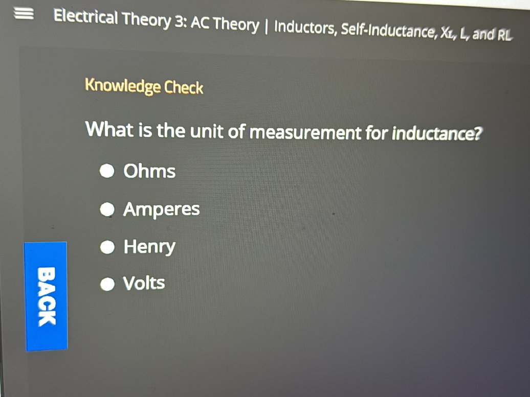What is the unit of measurement for | StudyX