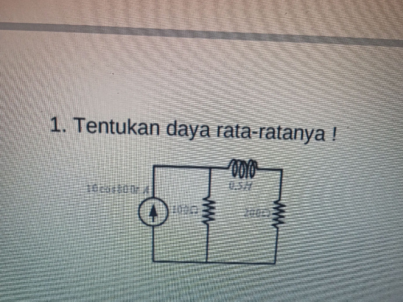 1. Tentukan daya rata-ratanya ! Source | StudyX