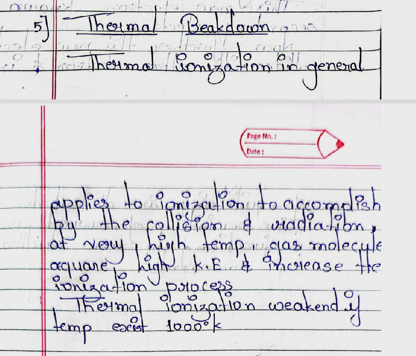 5] Thermal Breakdown • Thermal Ionization | StudyX