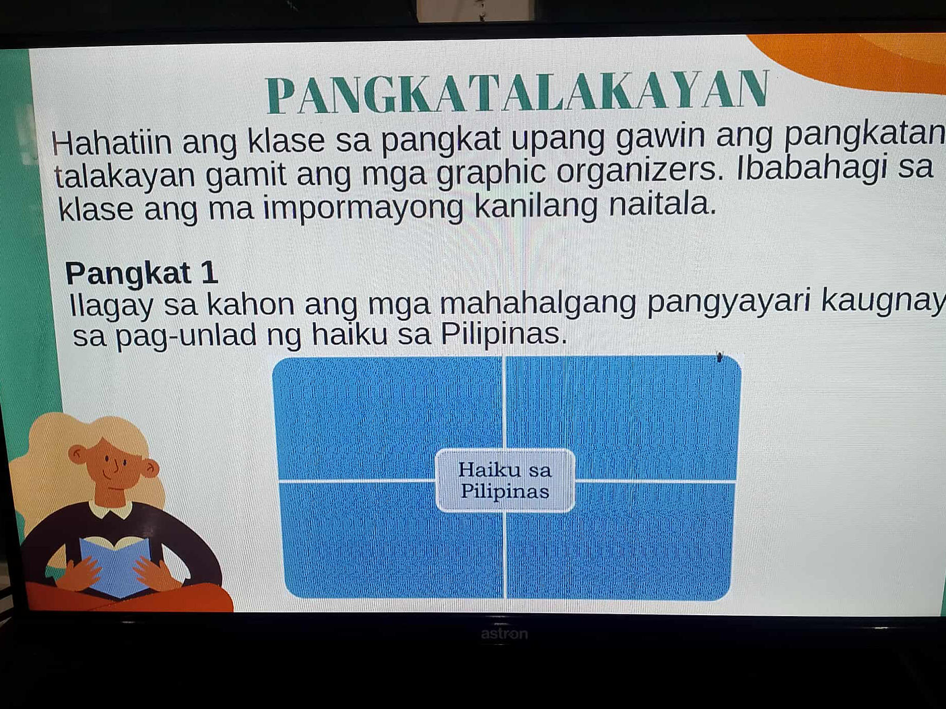 PANGKATALAKAYAN Hahatiin ang klase sa | StudyX