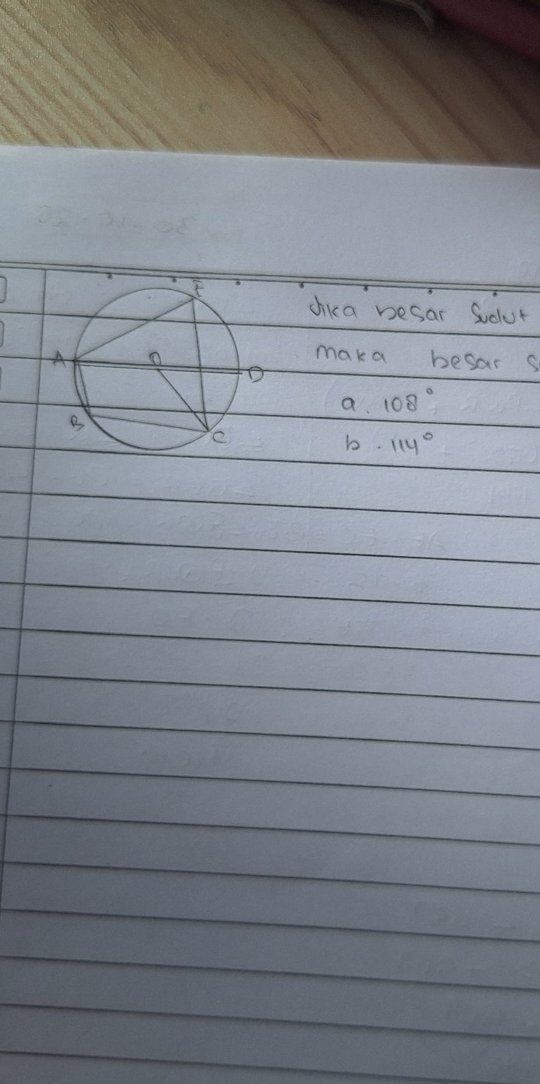 Gambar menunjukkan segi empat ABCD yang | StudyX