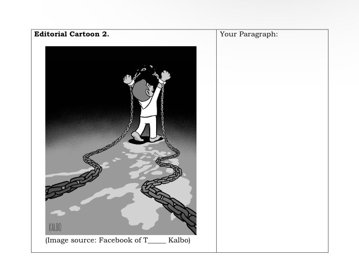 Editorial Cartoon 2. [Image of a person in | StudyX