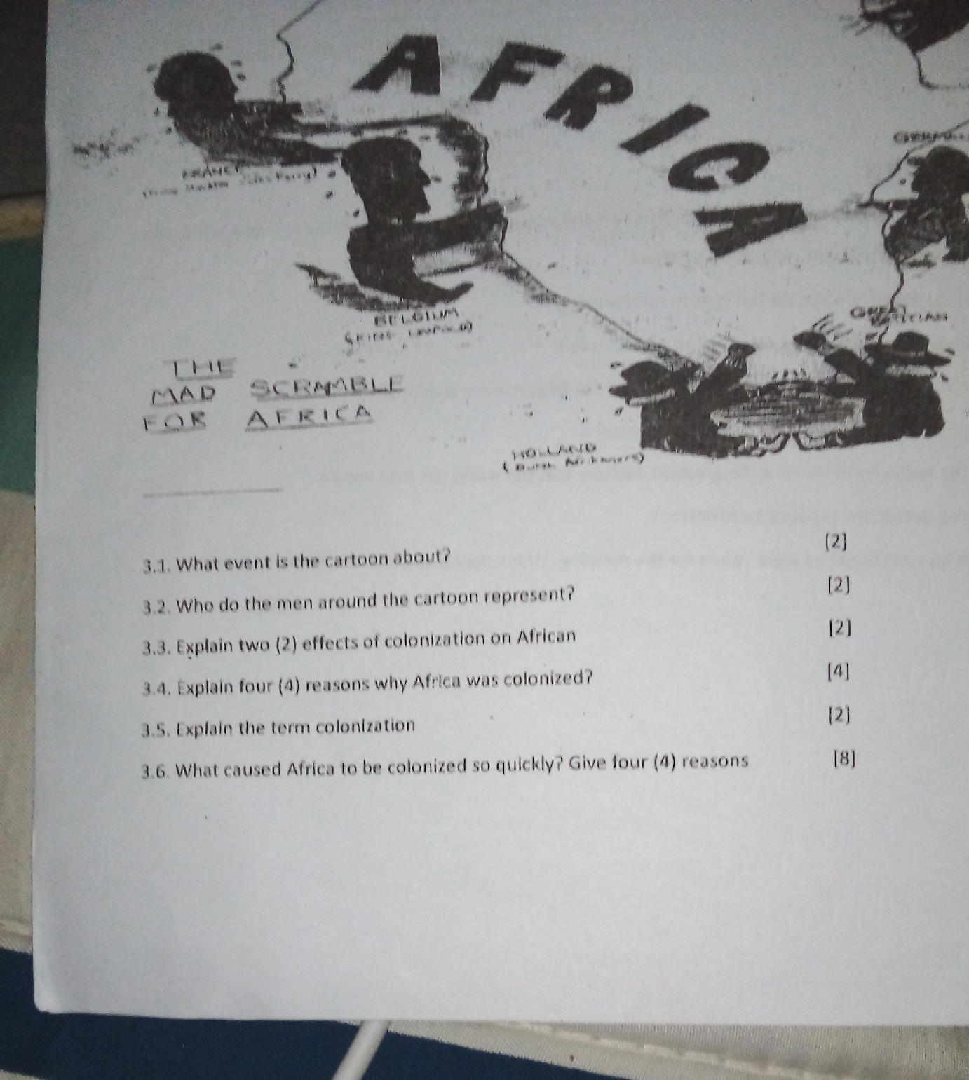 The image displays a political cartoon | StudyX