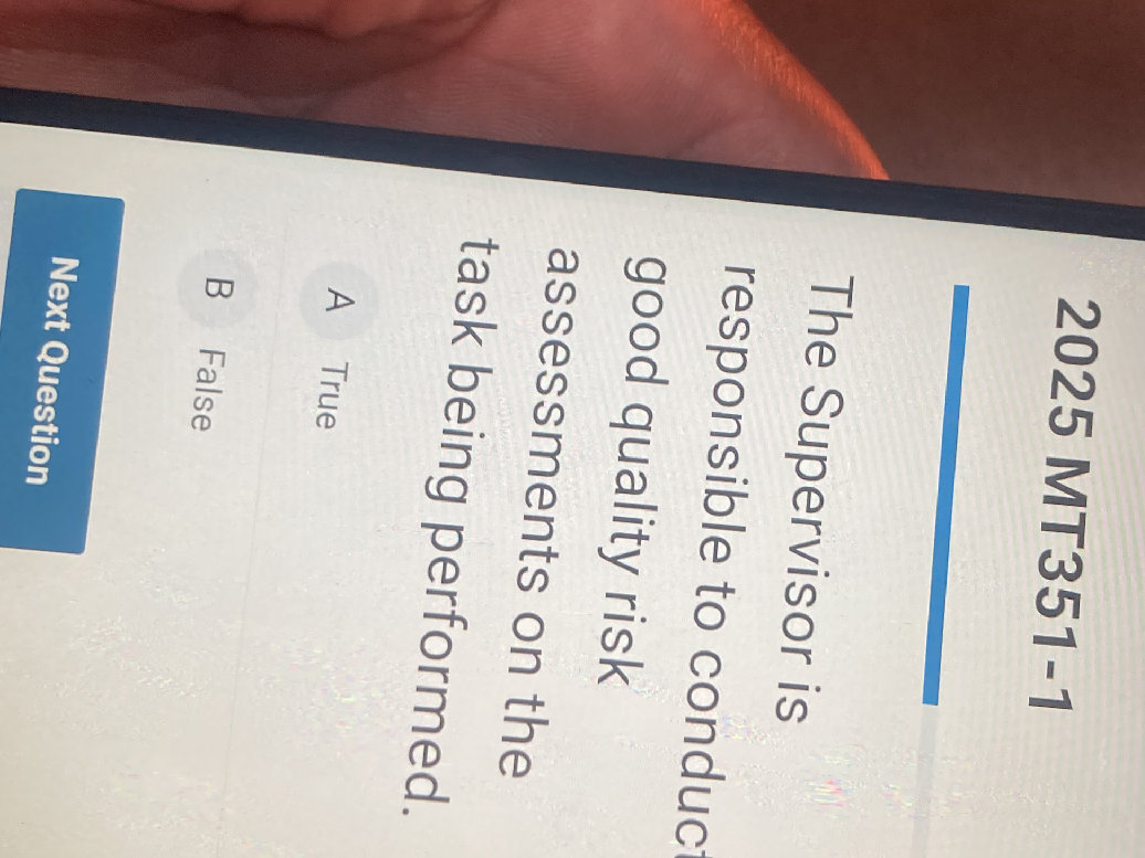 The Supervisor is responsible to conduct | StudyX