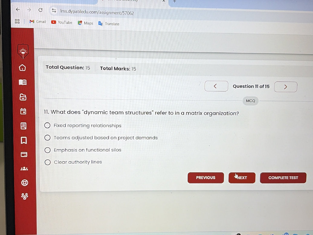 11. What does "dynamic team structures" | StudyX