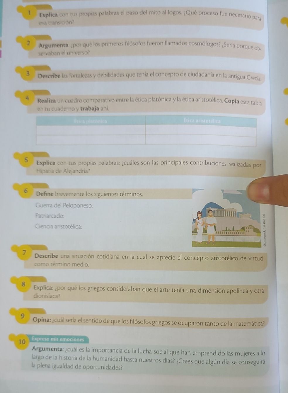 Explica con tus propias palabras: ¿cuáles | StudyX