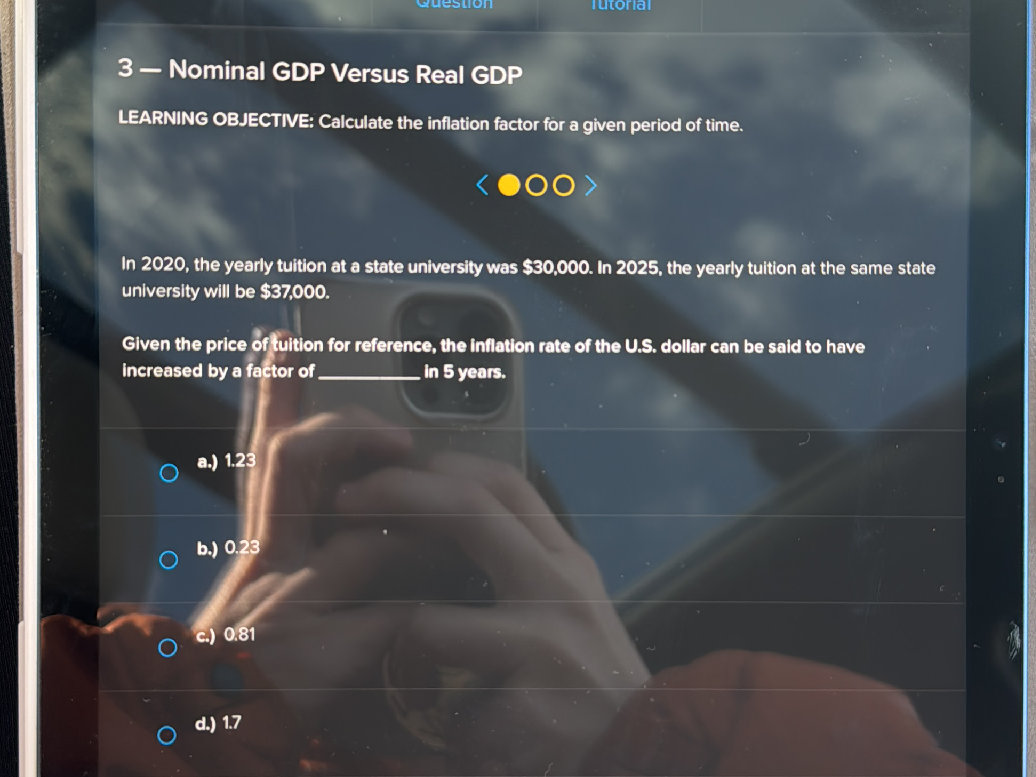 3 – Nominal GDP Versus Real GDP LEARNING | StudyX