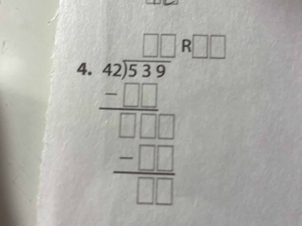 Complete the long division problem by | StudyX