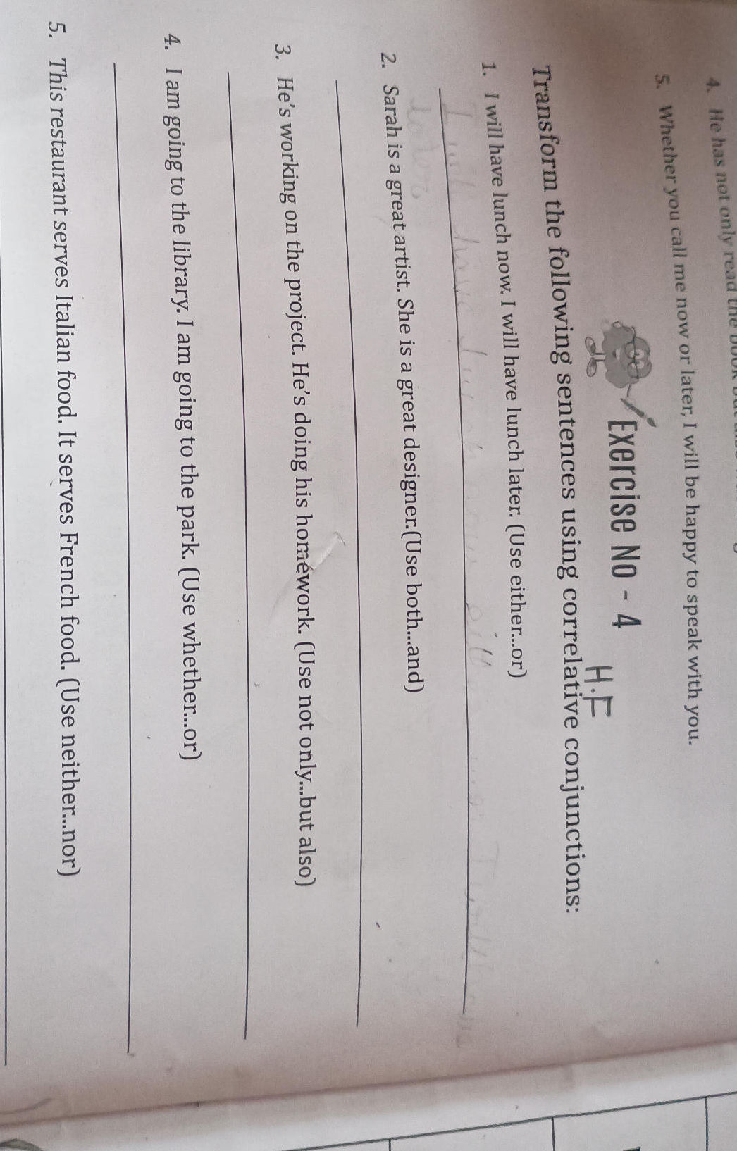 I will have lunch now. I will have lunch | StudyX