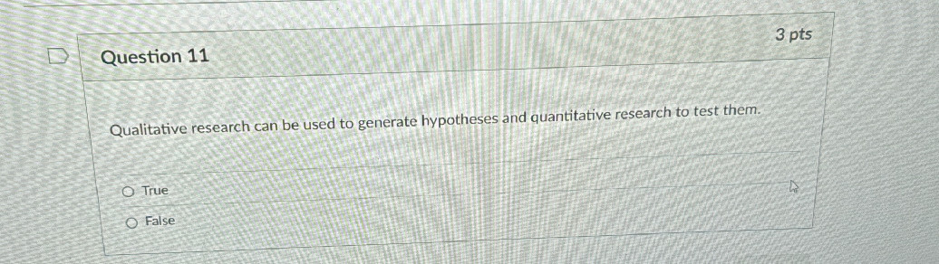 Qualitative research can be used to generate | StudyX