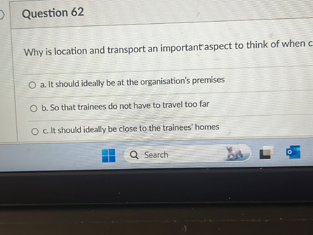 Why is location and transport an important | StudyX