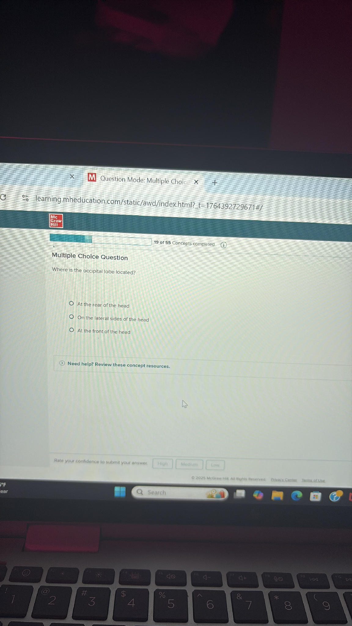 Multiple Choice Question Where is the | StudyX