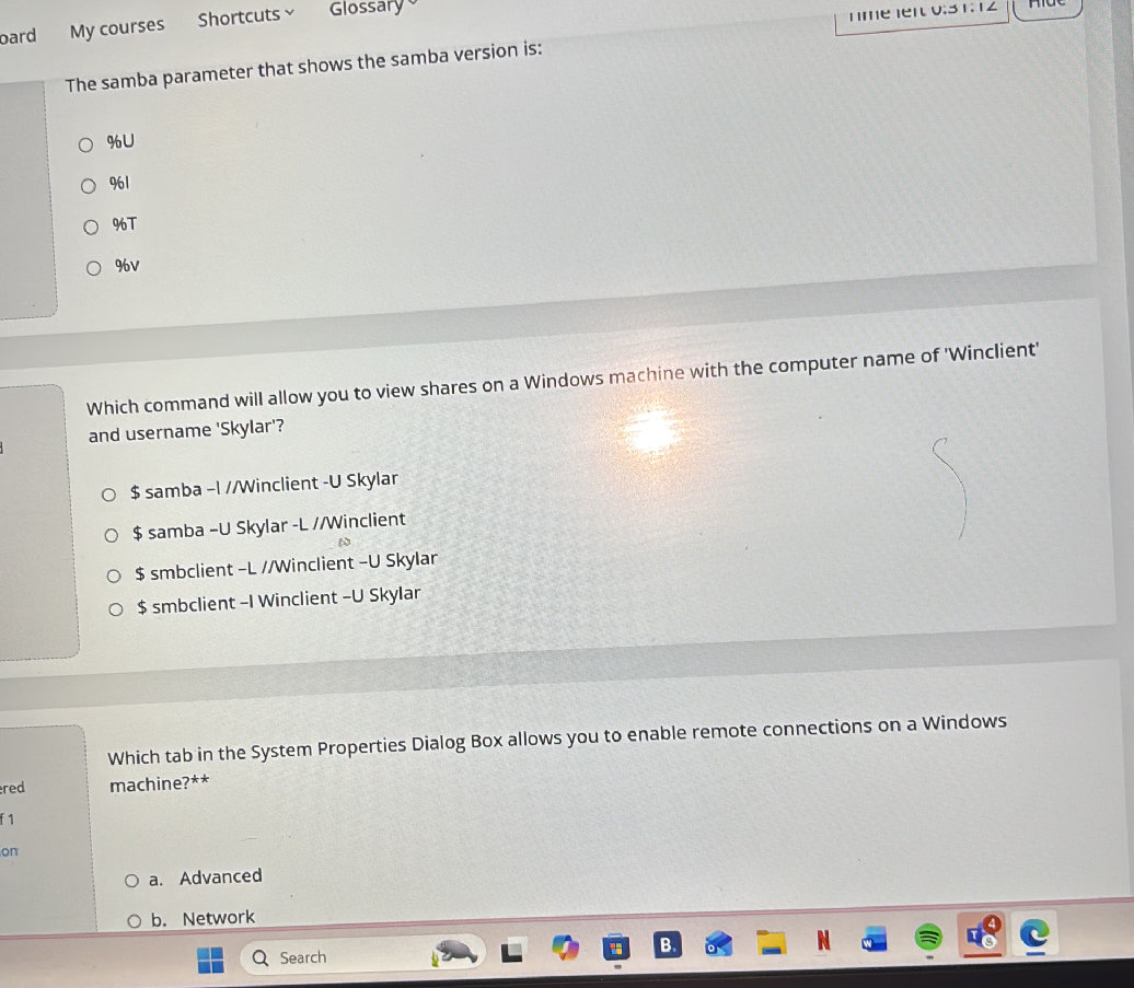 Which tab in the System Properties Dialog | StudyX