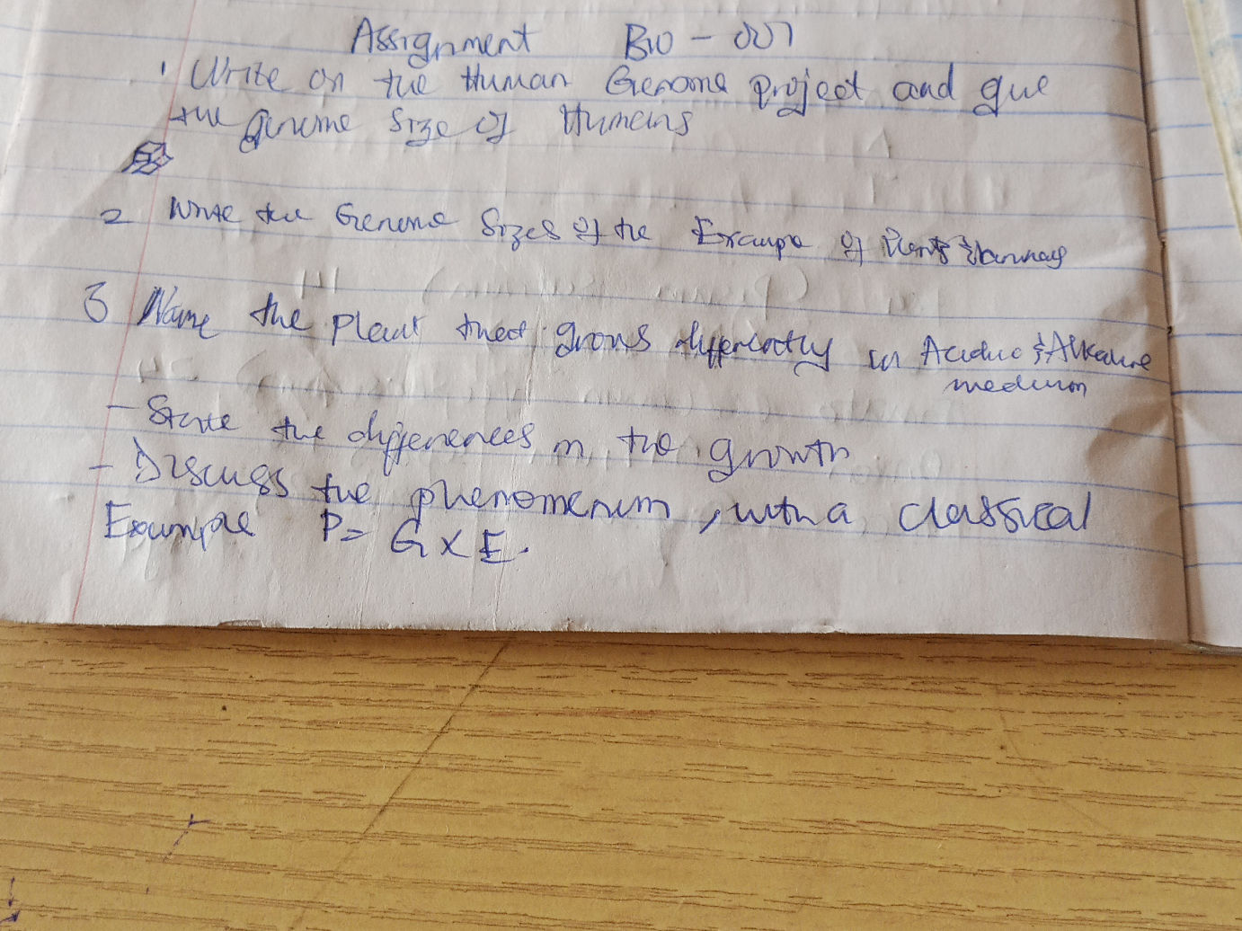 1. Write on the human Genome project and | StudyX