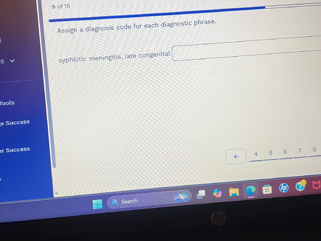 Assign a diagnosis code for each diagnostic | StudyX