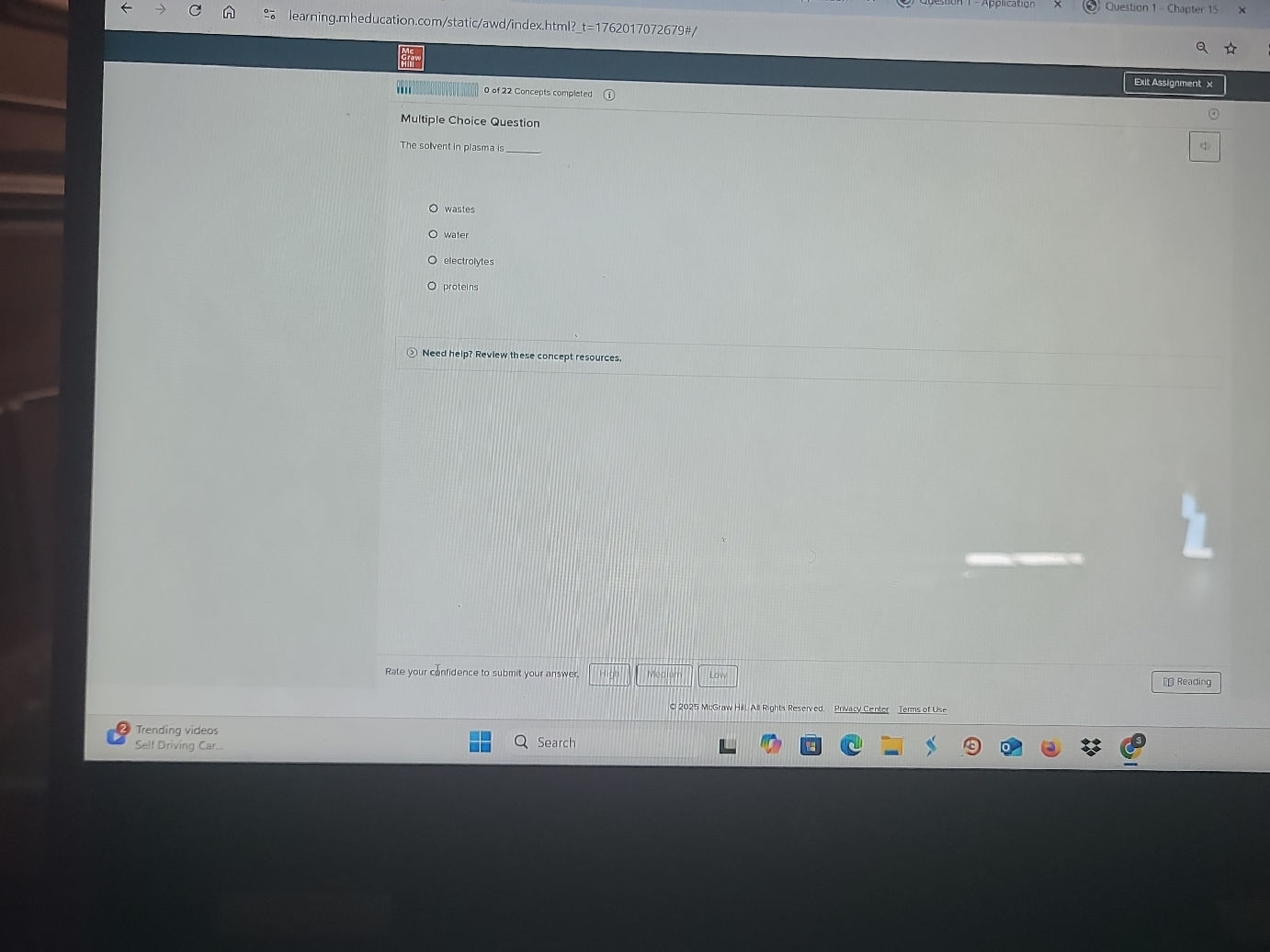 Multiple Choice Question The solvent in | StudyX