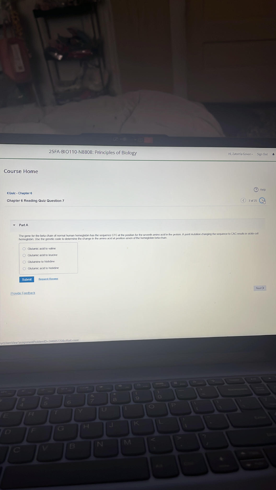 Part A The gene for the beta chain of | StudyX