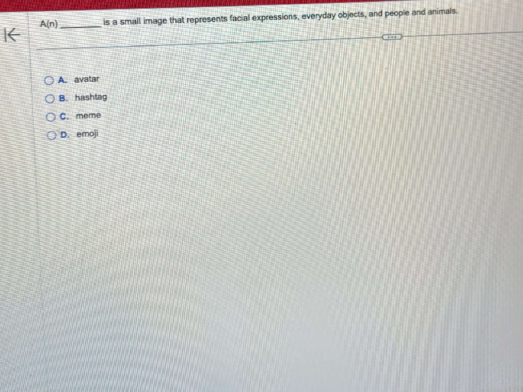 A(n) { {2in}} is a small image that | StudyX