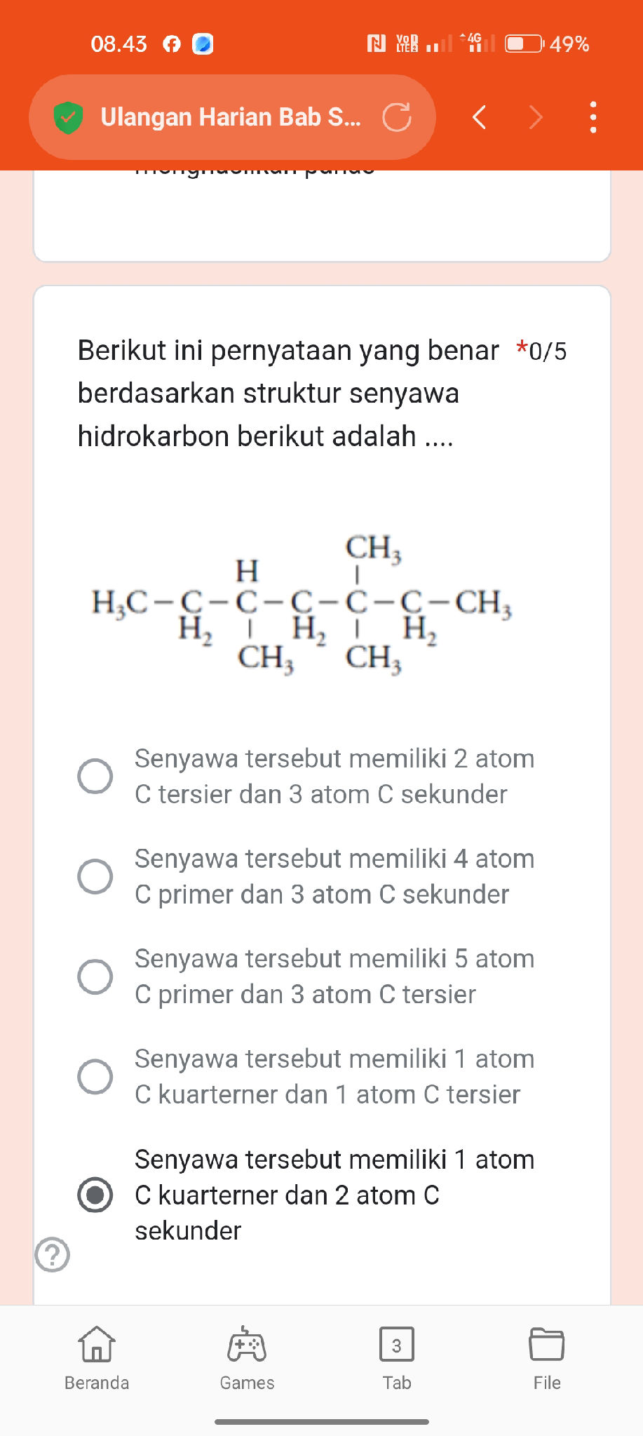 Berikut ini pernyataan yang benar | StudyX