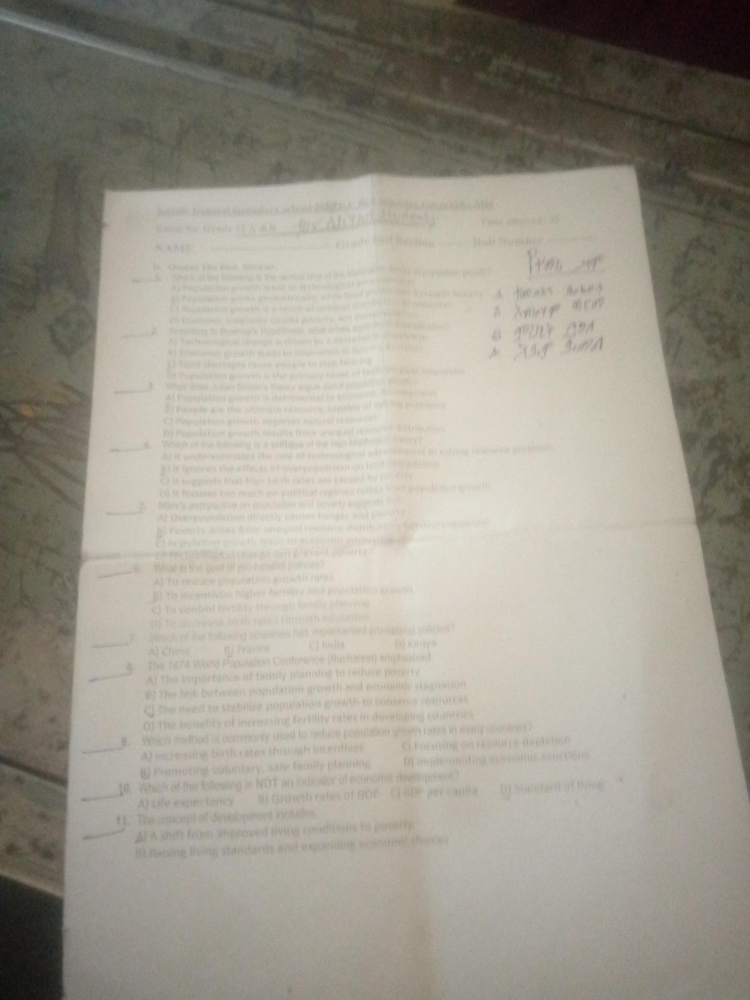 1. Choose the Best Answer: Which of the | StudyX