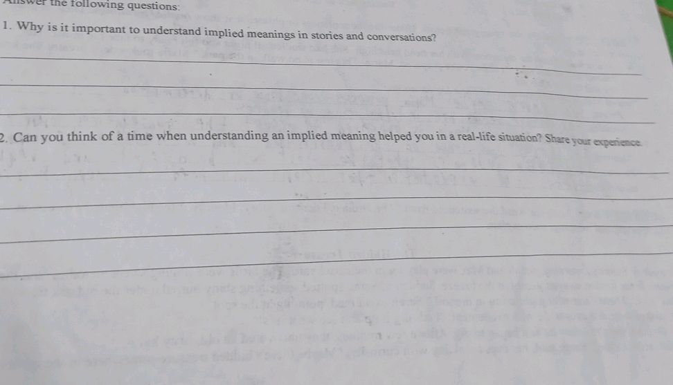 1. Why is it important to understand implied | StudyX