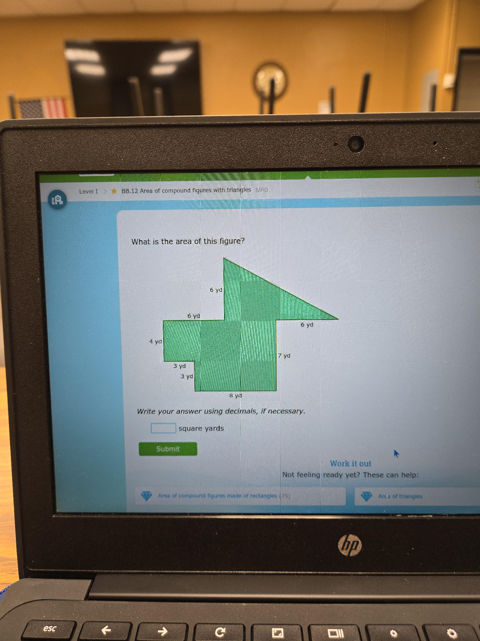 What is the area of this figure? (Figure | StudyX