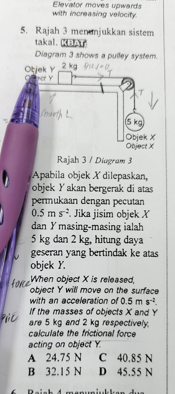 Rajah 3 / Diagram 3 [Diagram showing a | StudyX