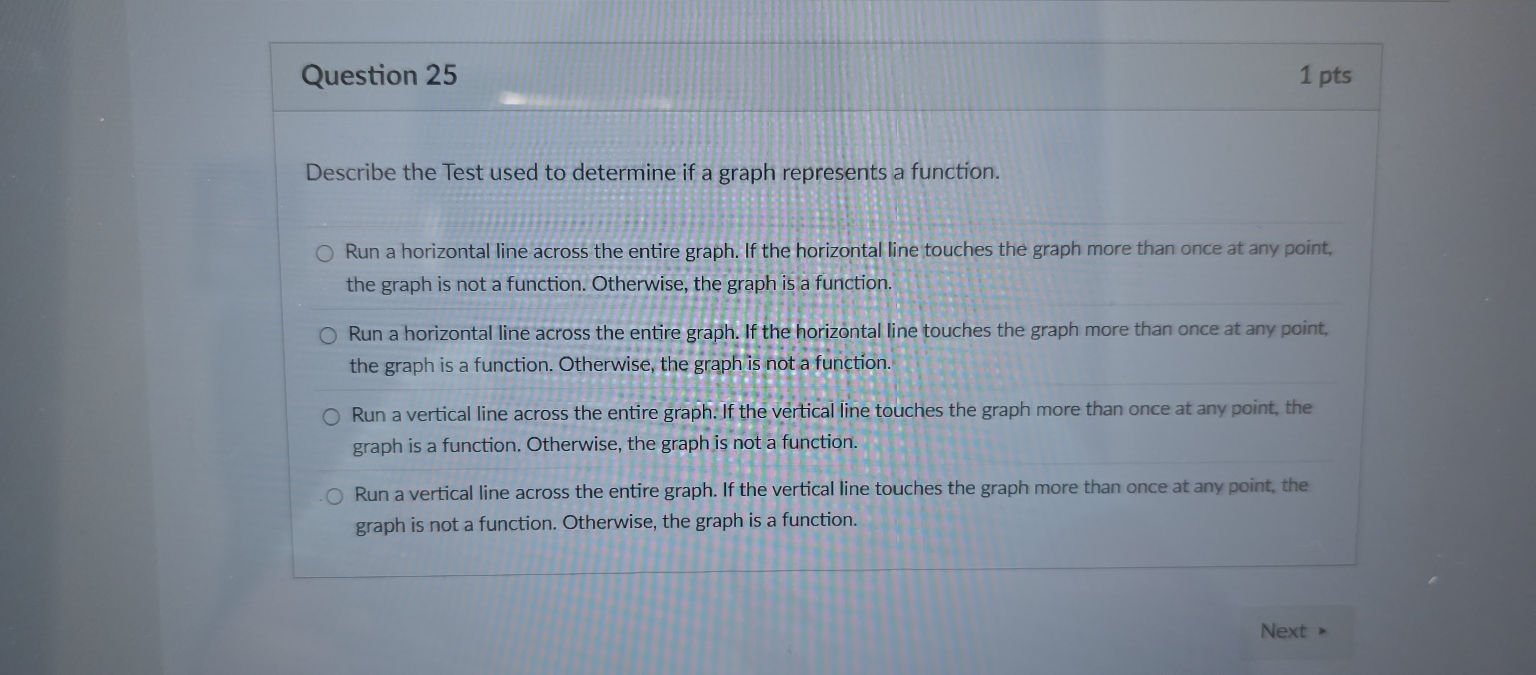 Describe the Test used to determine if a | StudyX