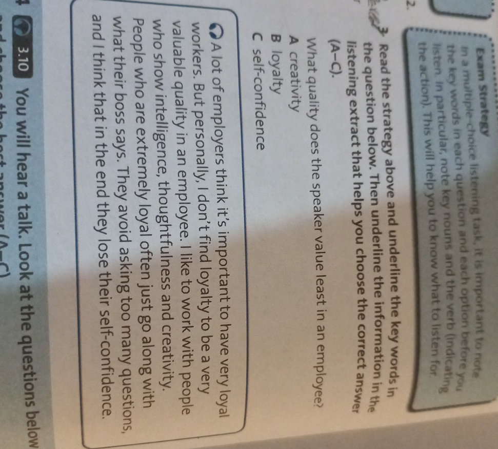 Exam Strategy In a multiple-choice listening | StudyX