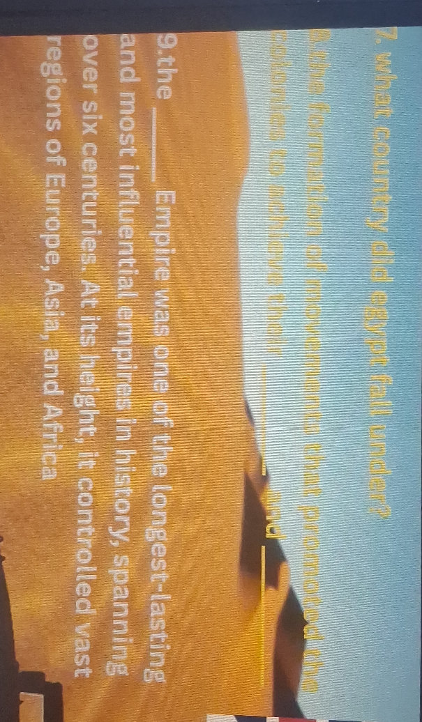 9.the _______ Empire was one of the | StudyX