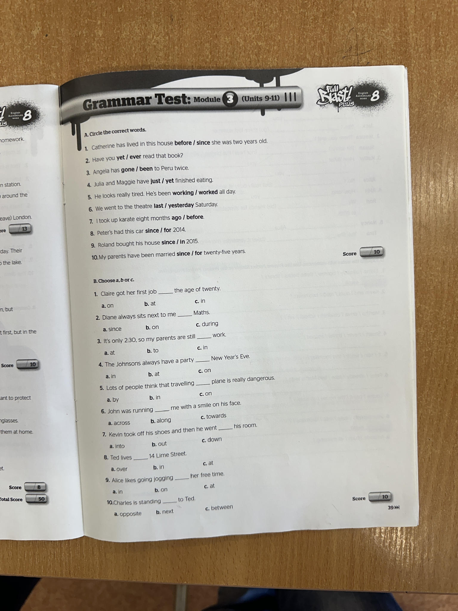 A. Circle the correct words. 1. Catherine | StudyX
