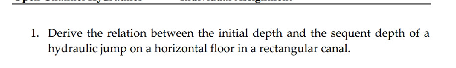 1. Derive the relation between the initial | StudyX