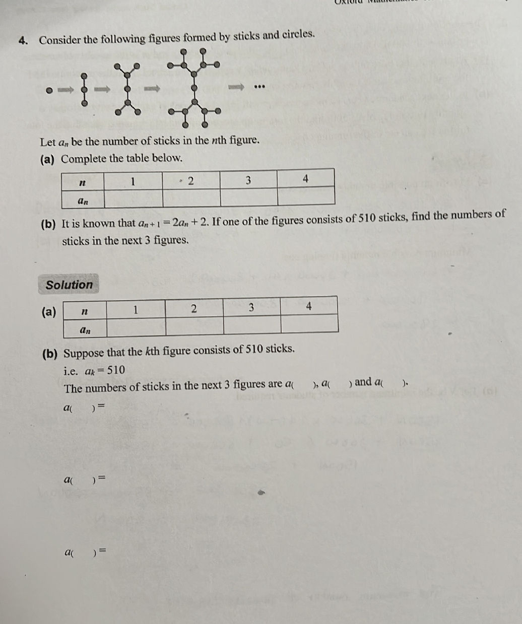 4. Consider the following figures formed by | StudyX