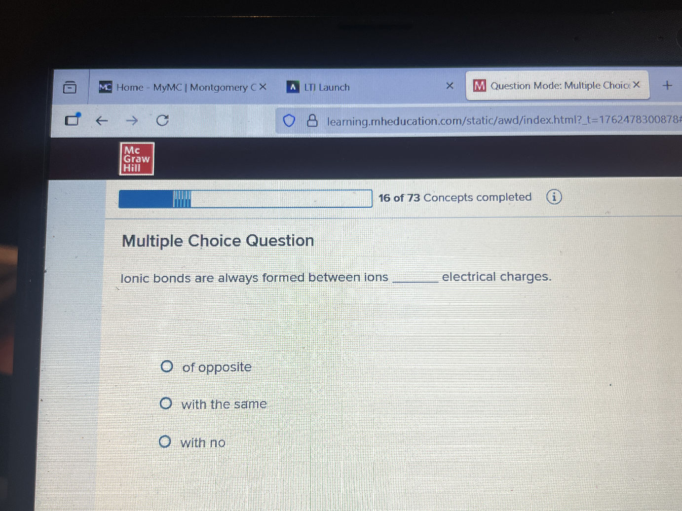 Multiple Choice Question Ionic bonds are | StudyX