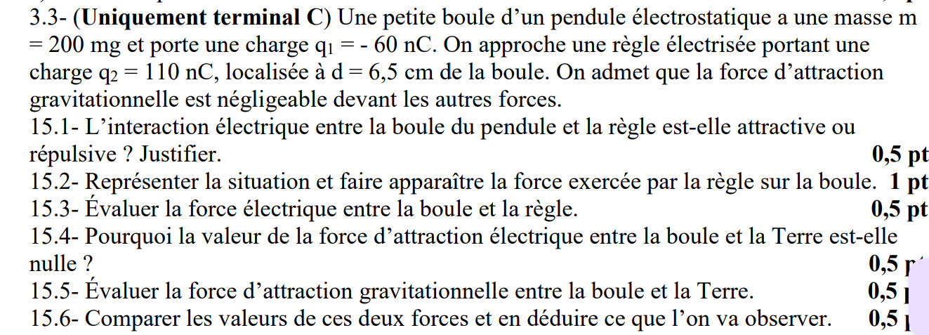 3.3- (Uniquement terminal C) Une petite | StudyX