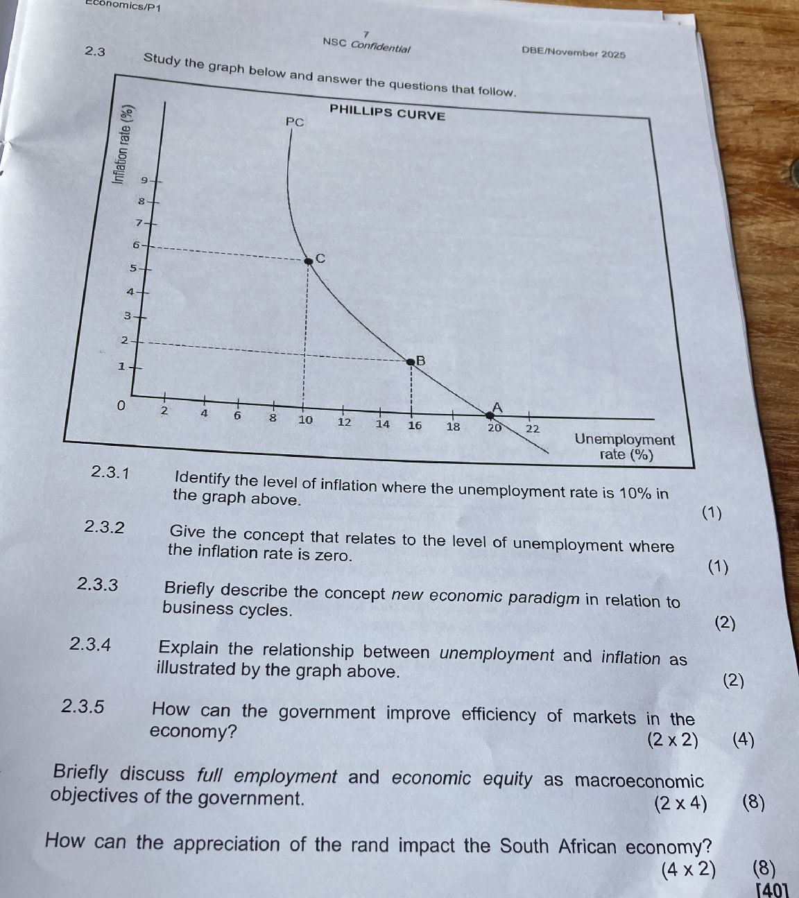 Study the graph below and answer the | StudyX