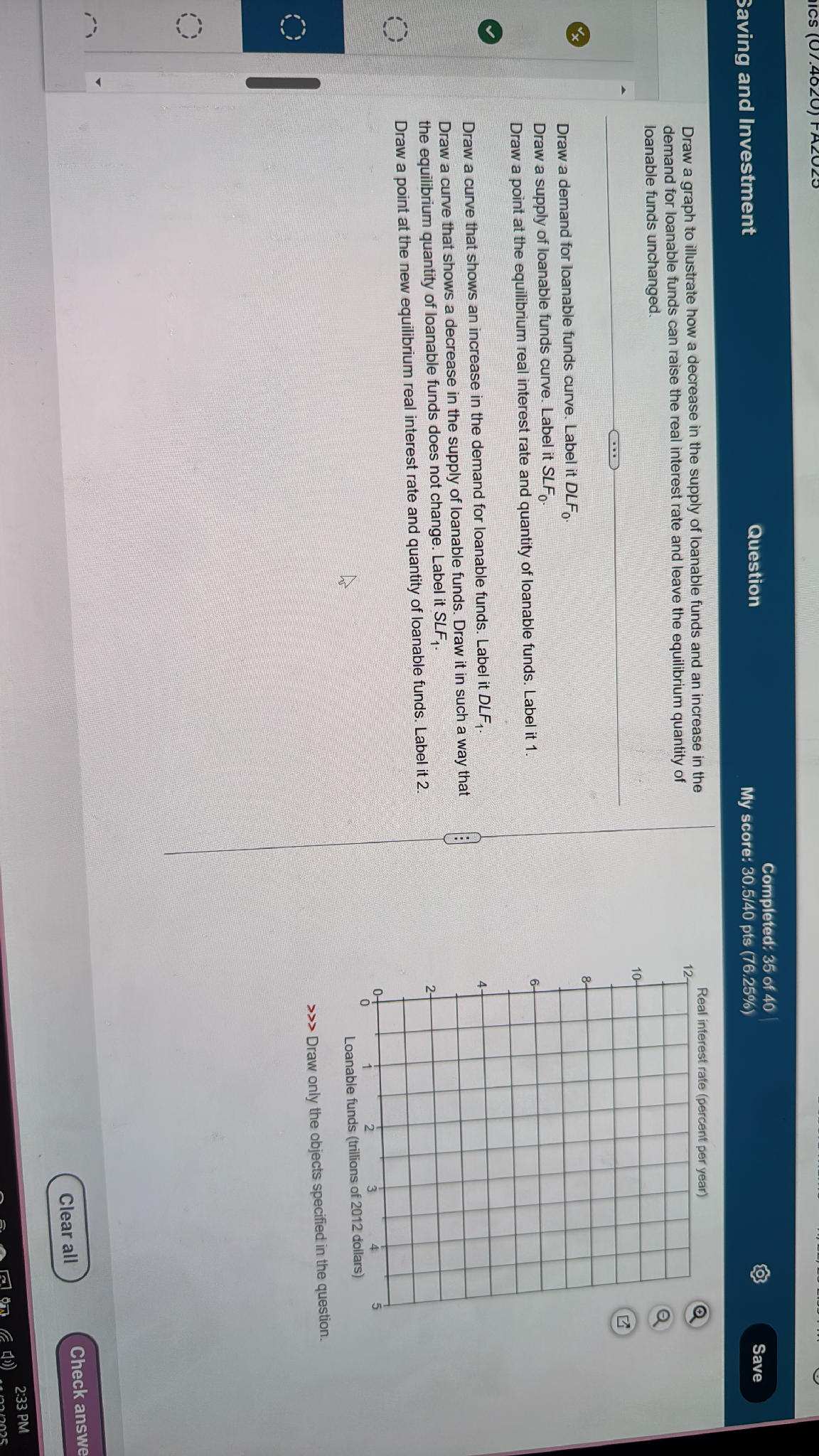 Draw a graph to illustrate how a decrease in | StudyX