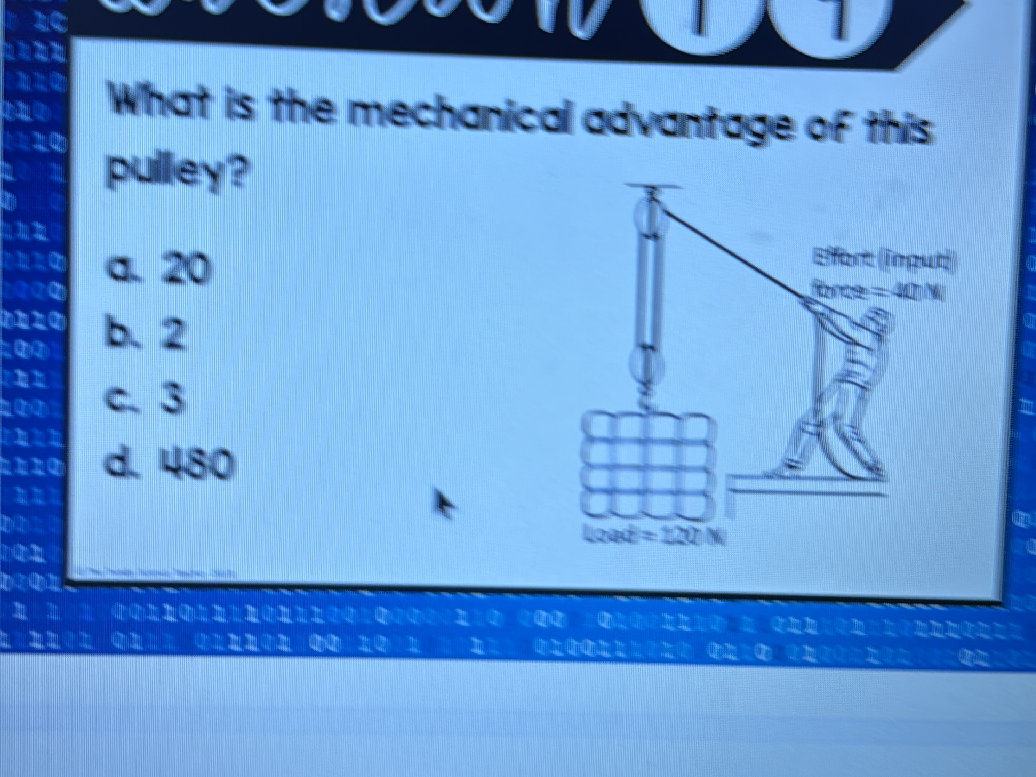 What is the mechanical advantage of this | StudyX