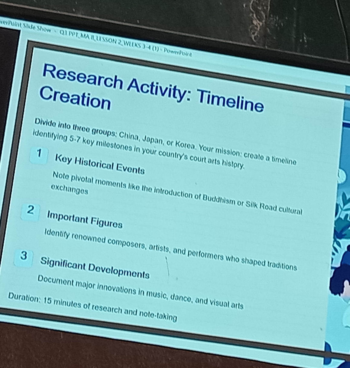 Research Activity: Timeline Creation Divide | StudyX