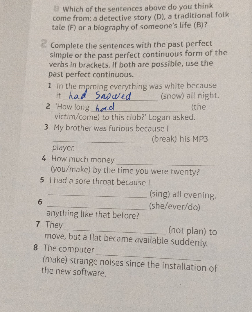 Which of the sentences above do you think | StudyX