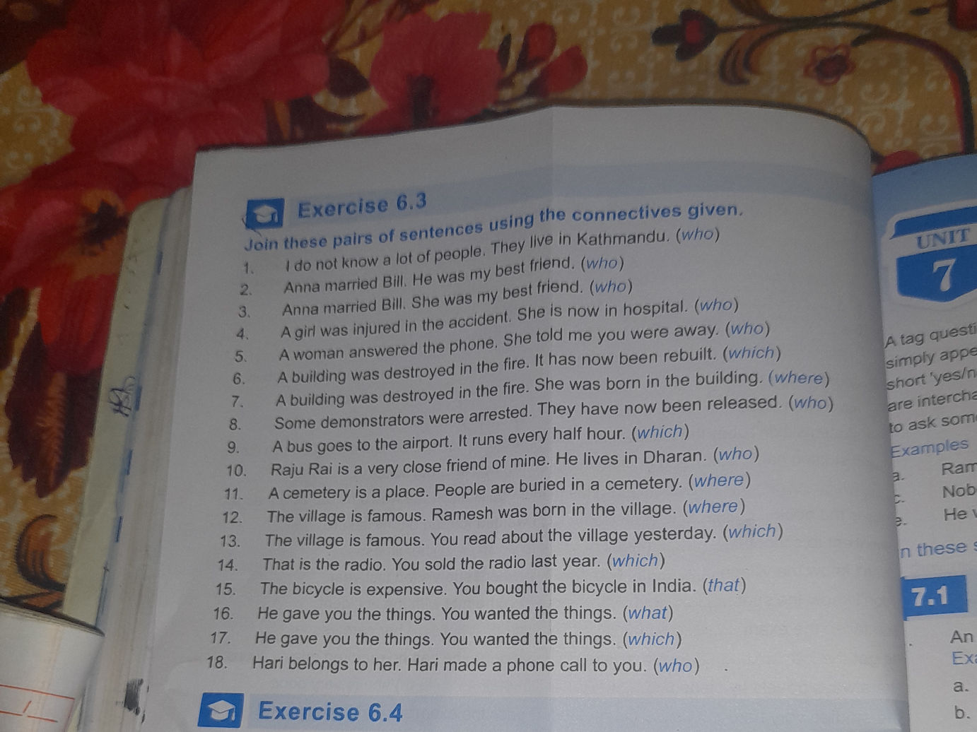 Join these pairs of sentences using the | StudyX