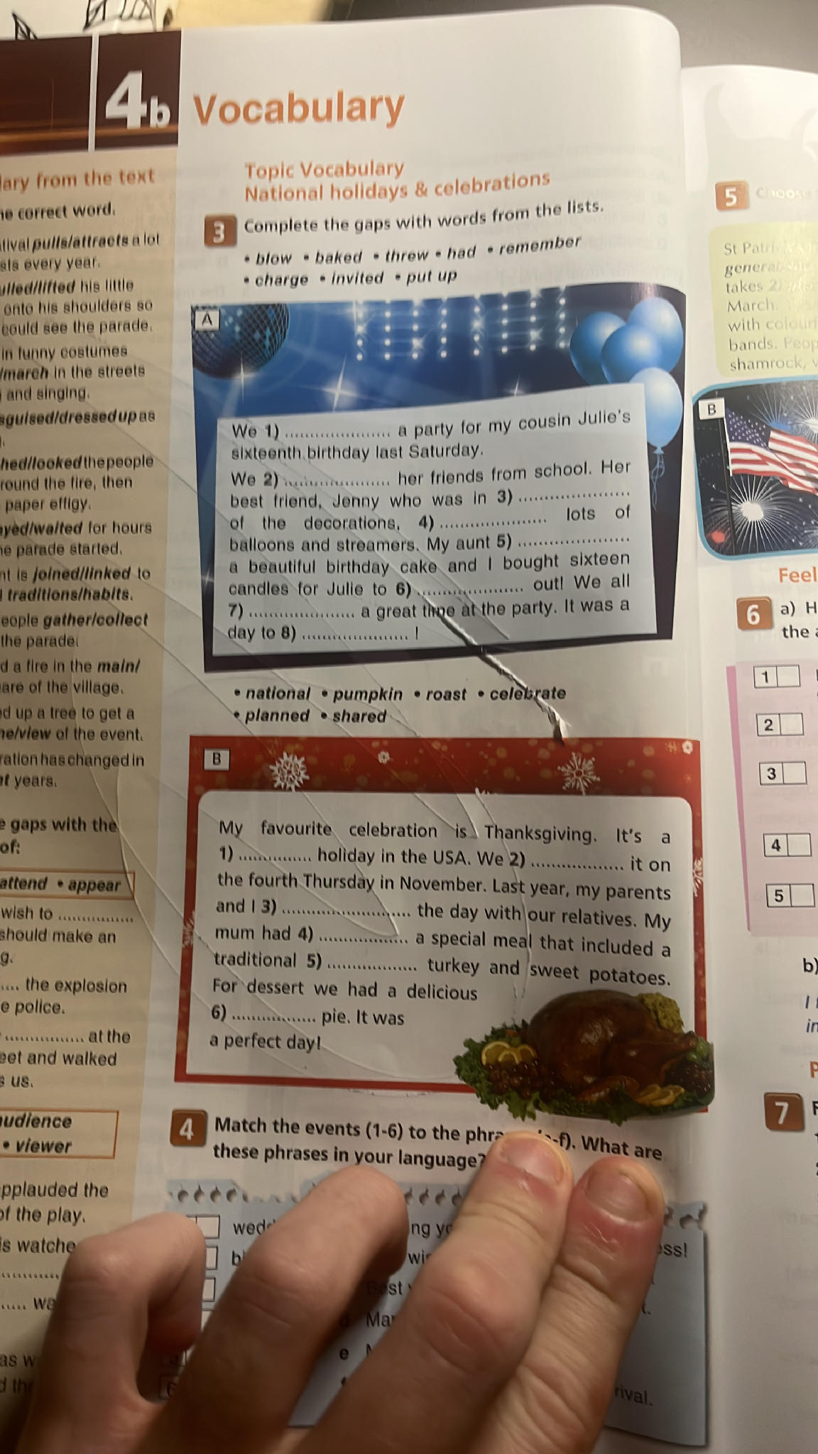 Topic Vocabulary National holidays | StudyX