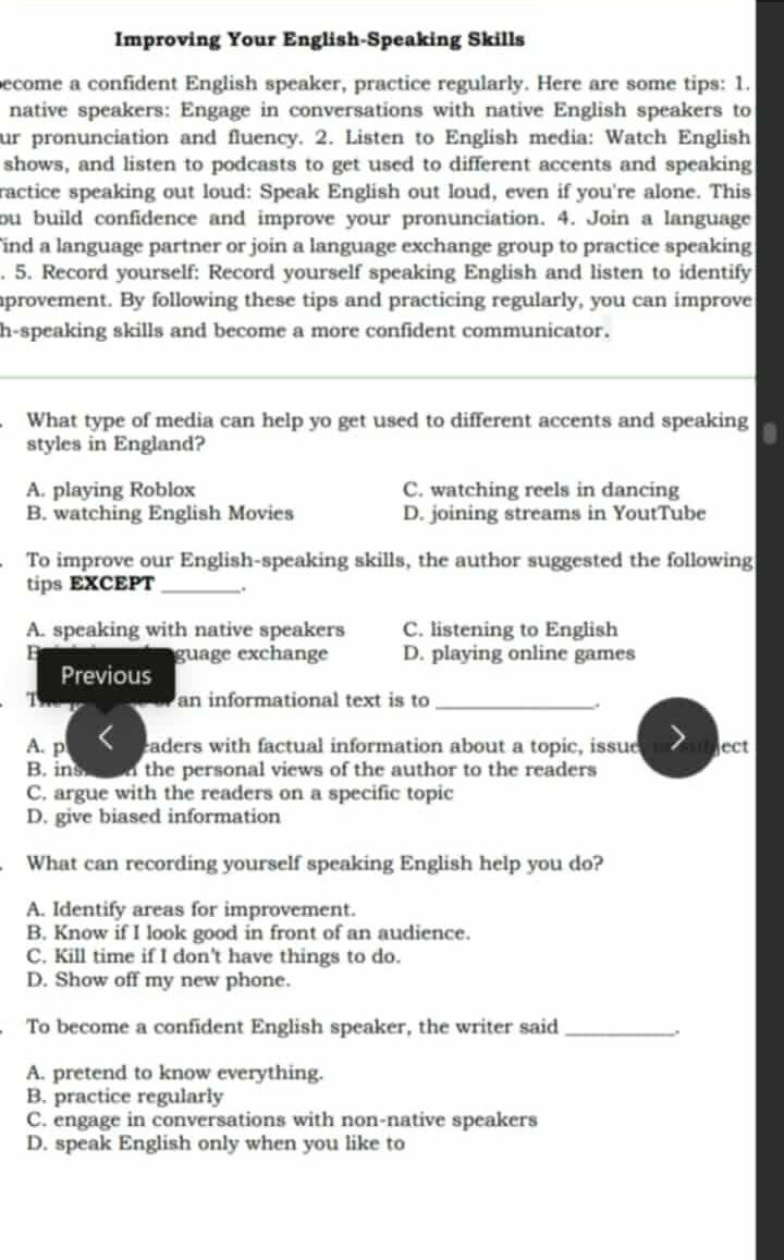 Improving Your English-Speaking Skills | StudyX