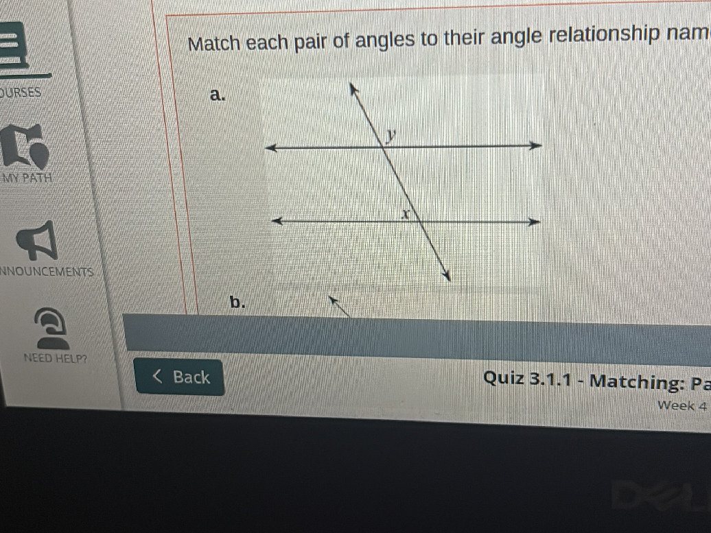 Match each pair of angles to their angle | StudyX