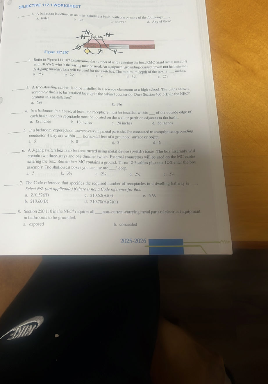 Section 250.110 in the NEC® requires all ___ | StudyX