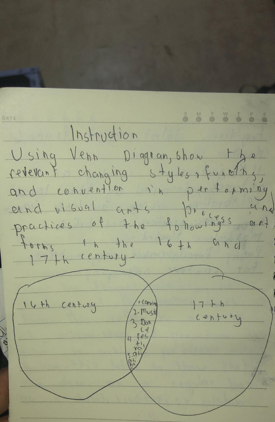 Instruction Using Venn Diagram, show the | StudyX