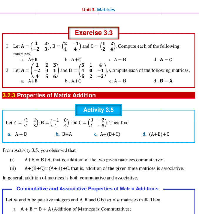 Commutative and Associative Properties of | StudyX