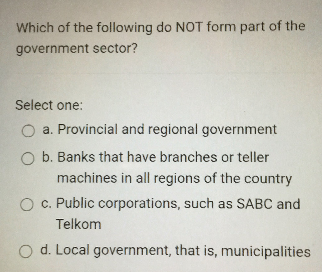 Which of the following do NOT form part of | StudyX